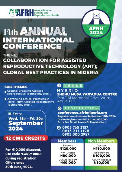 AFRH Nigeria – Association for Fertility and Reproductive Health